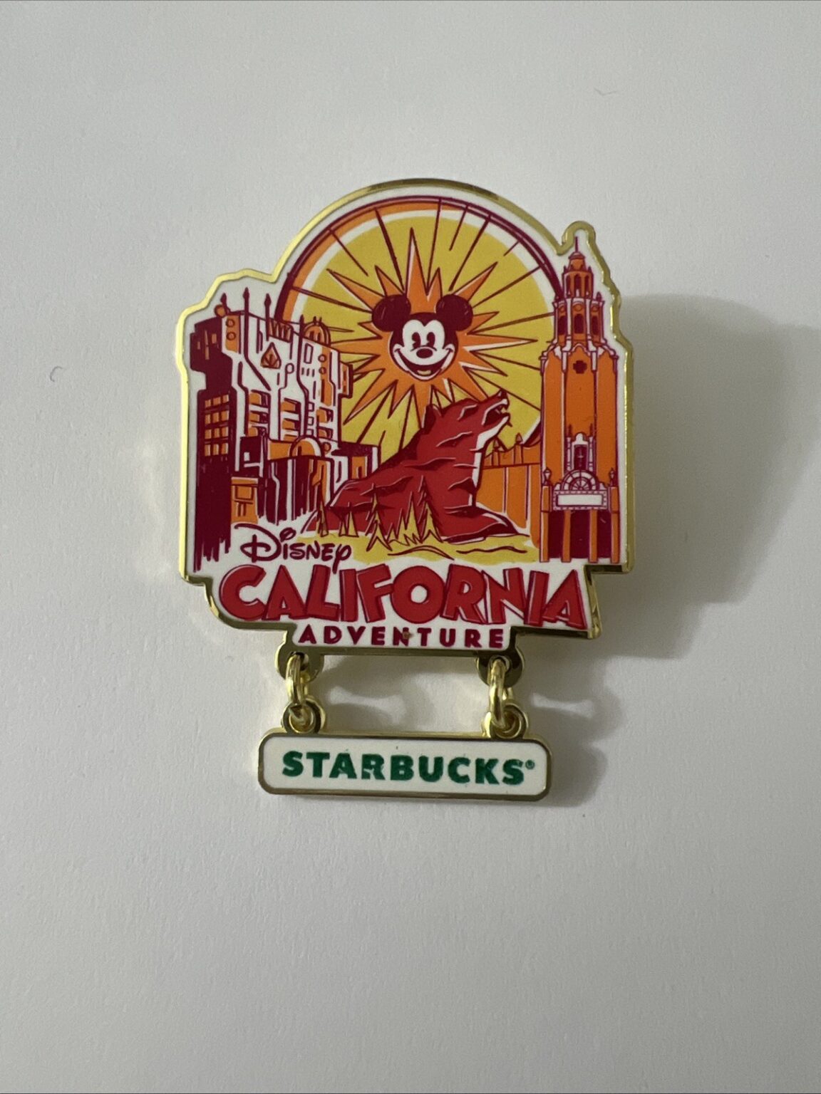 Disney Parks Pin Starbucks Been There Series California Adventure Park ...